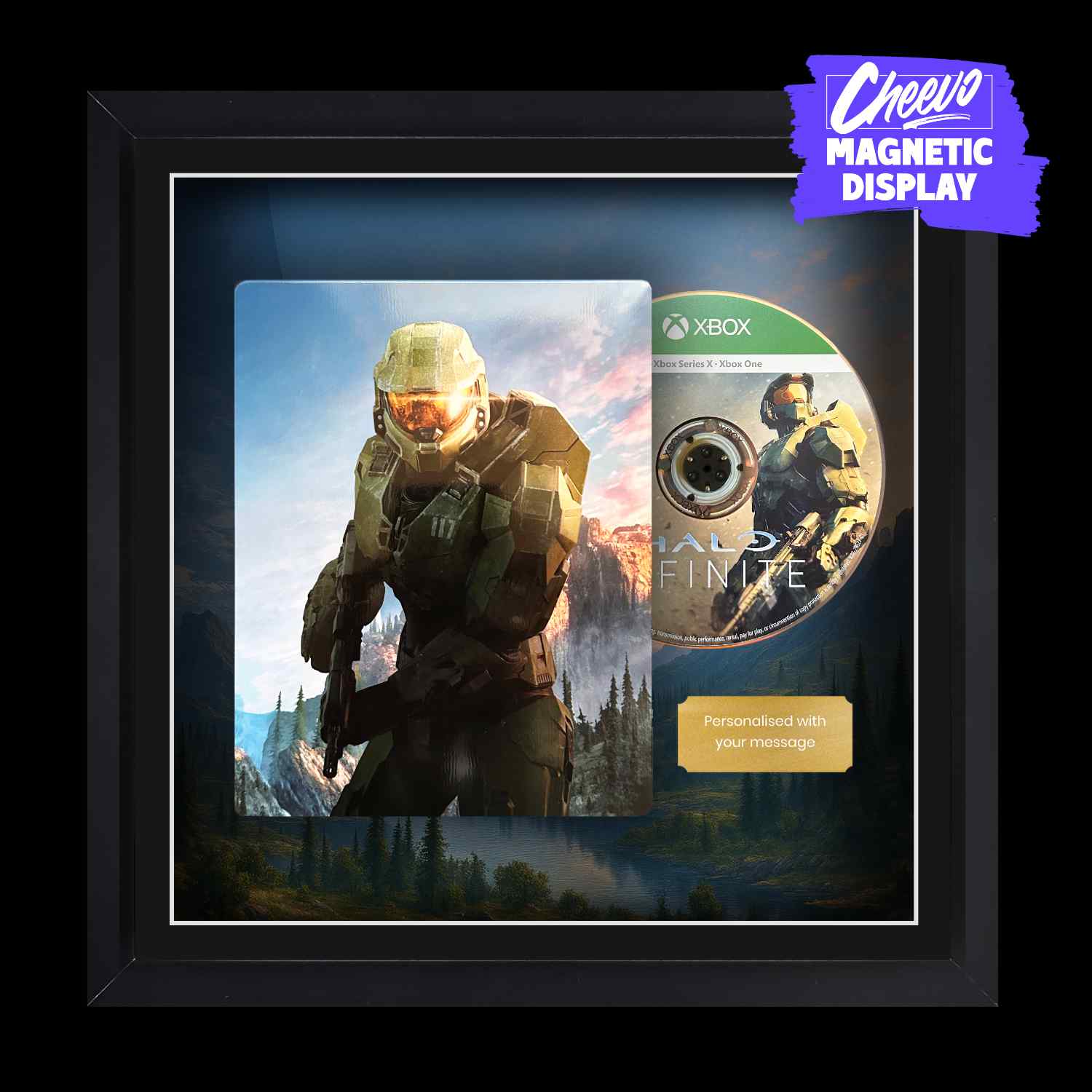 Halo Infinite Steelbook Game Display Frame – Cheevo