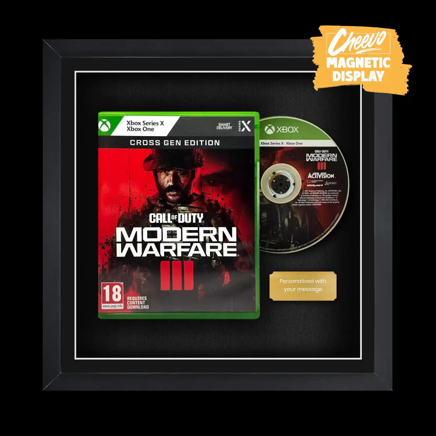 Xbox Series X Magnetic Game Display Frame – Cheevo